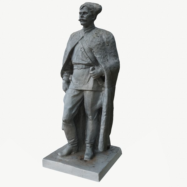 modelo 3d statue of Chapaev - TurboSquid 1986772