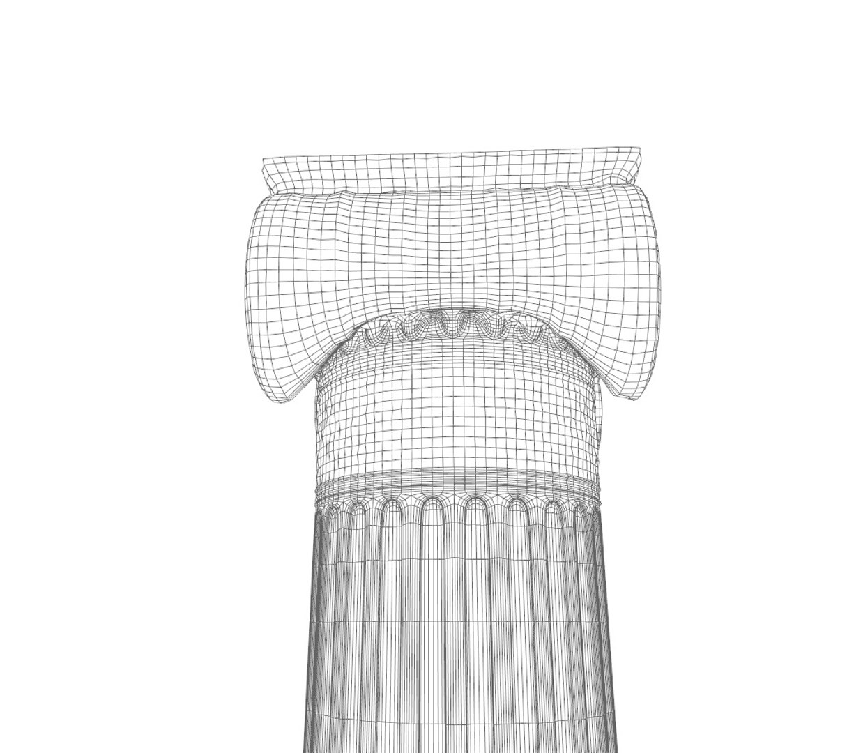 3ds Max Antique Greek Order Column