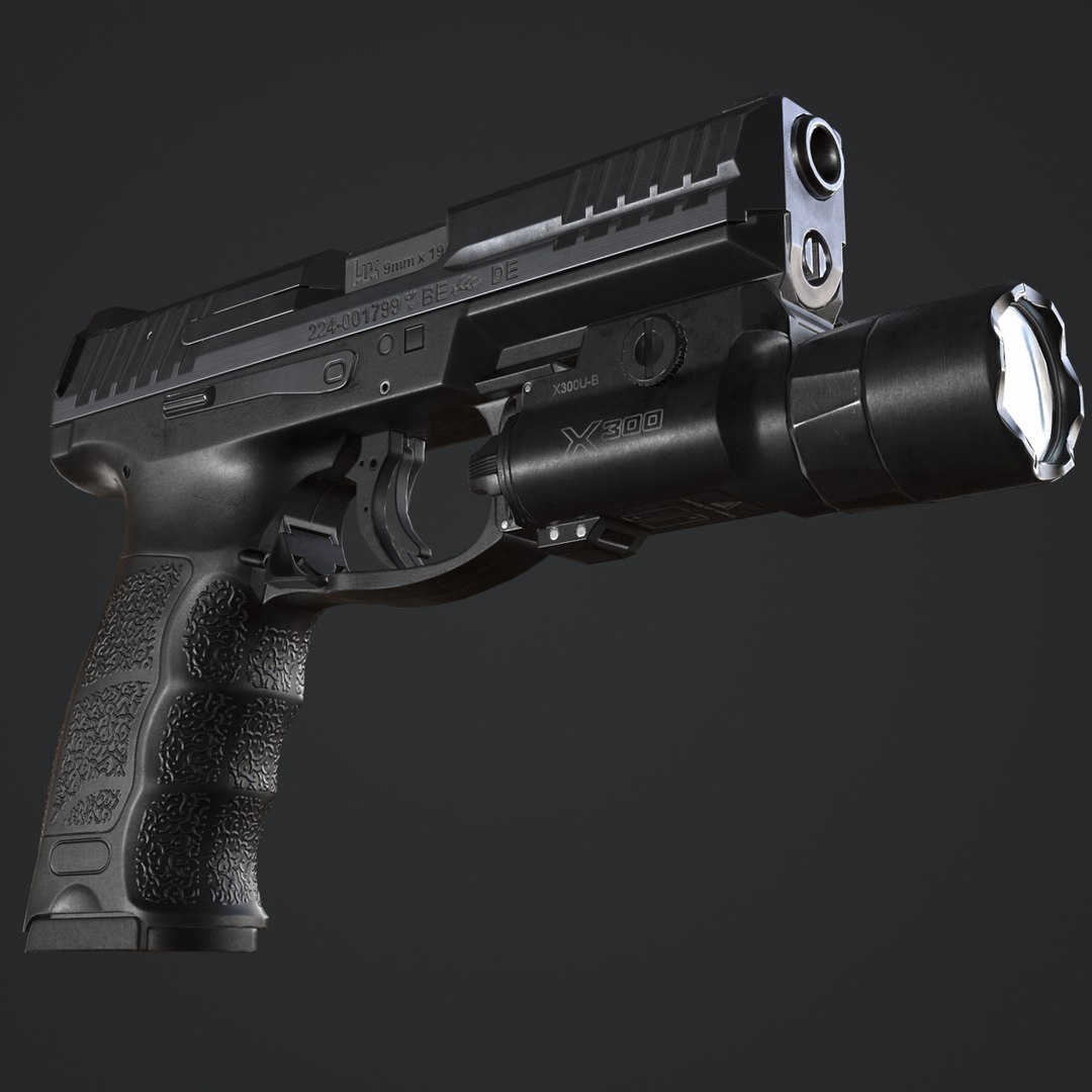 Heckler Koch Vp9 Sfp9 3D Model - TurboSquid 1154429