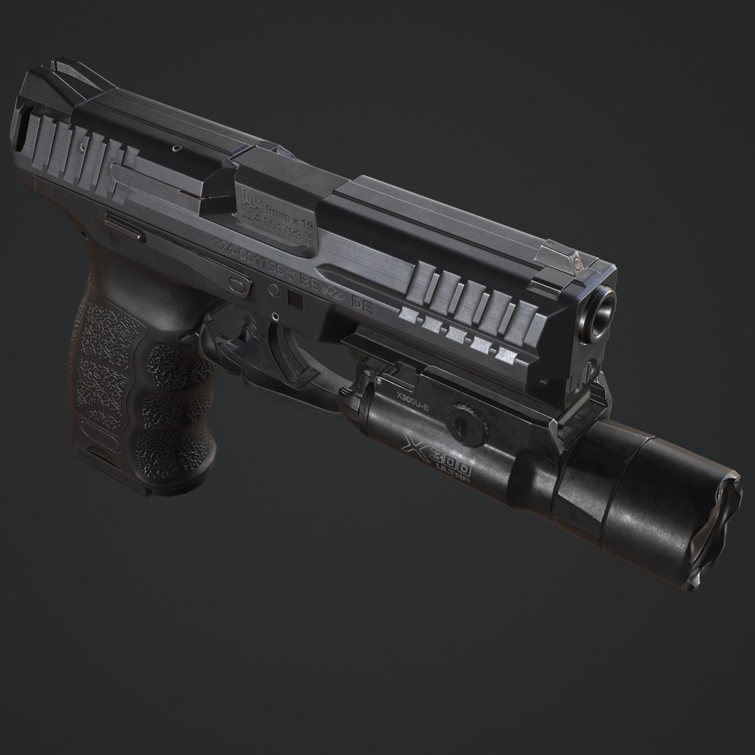 Heckler Koch Vp9 Sfp9 3D Model - TurboSquid 1154429