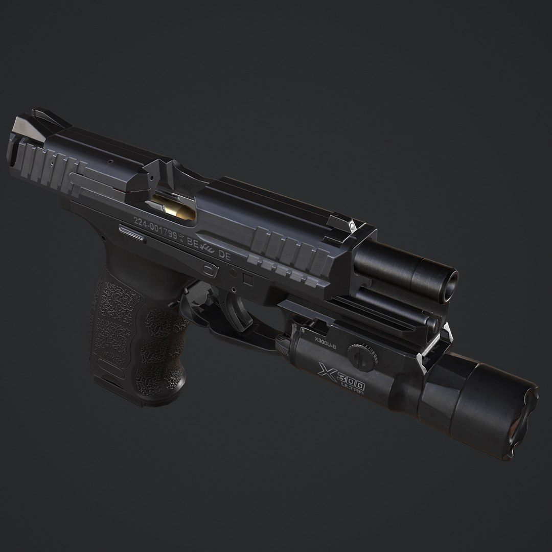 Heckler Koch Vp9 Sfp9 3D Model - TurboSquid 1154429