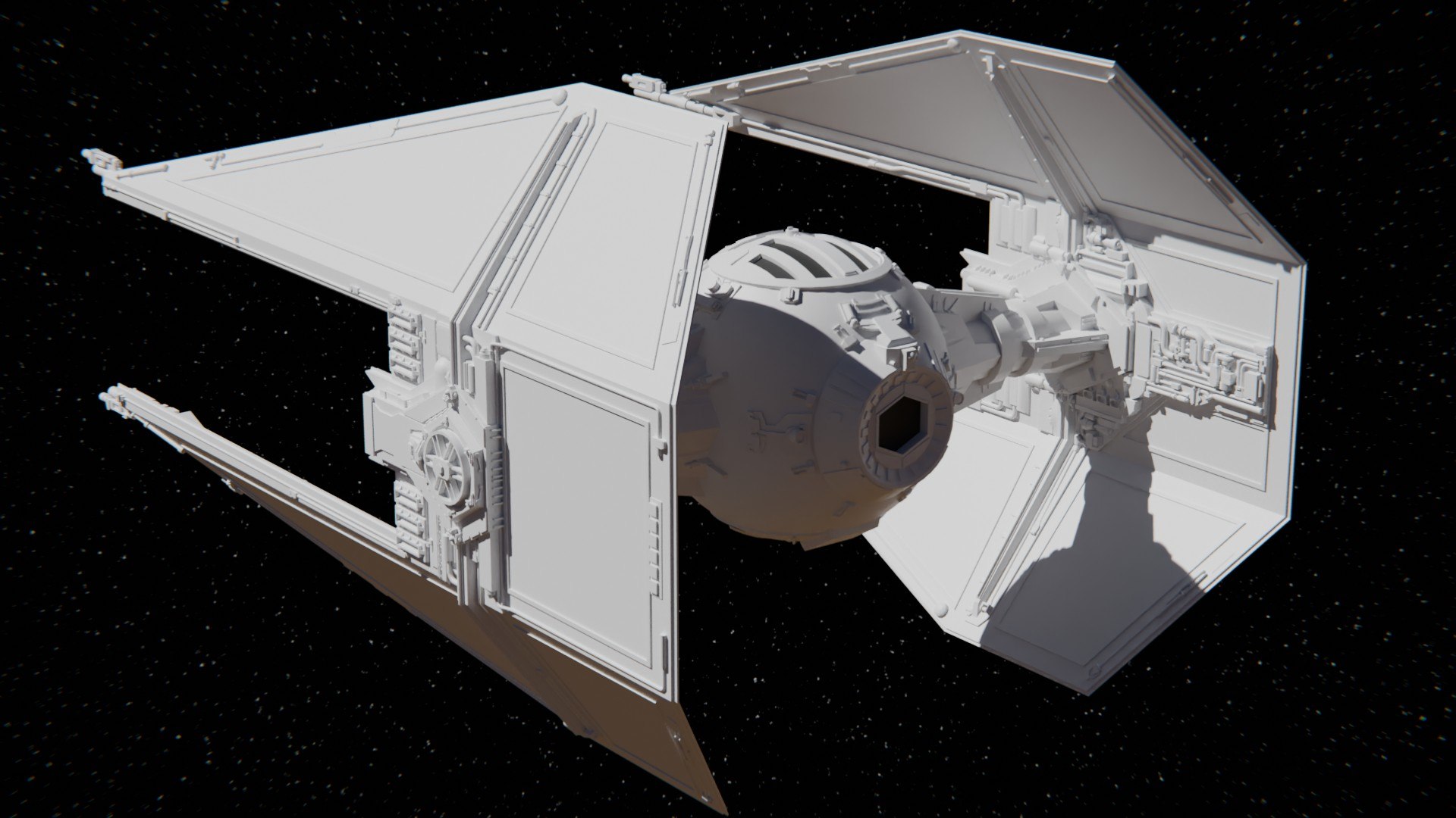 Star Wars TIE Interceptor Model - TurboSquid 2330344