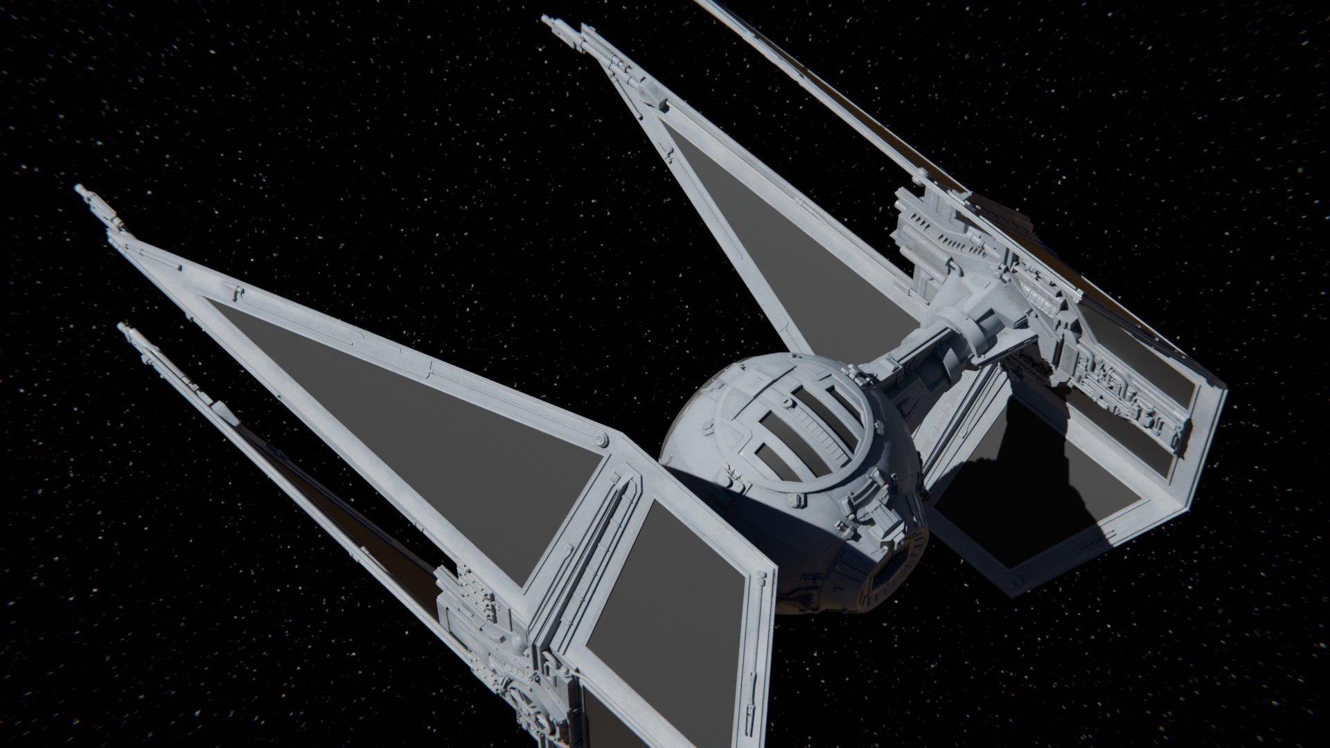 Star Wars TIE Interceptor Model - TurboSquid 2330344