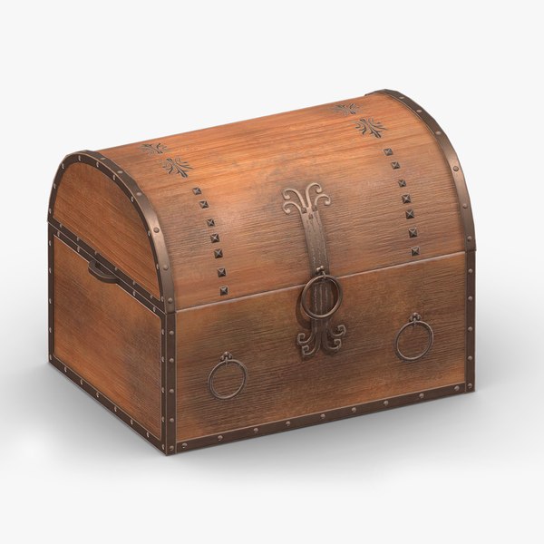 modelo 3d Treasure Chest Box 08 Low Poly PBR Realista - TurboSquid 1996037