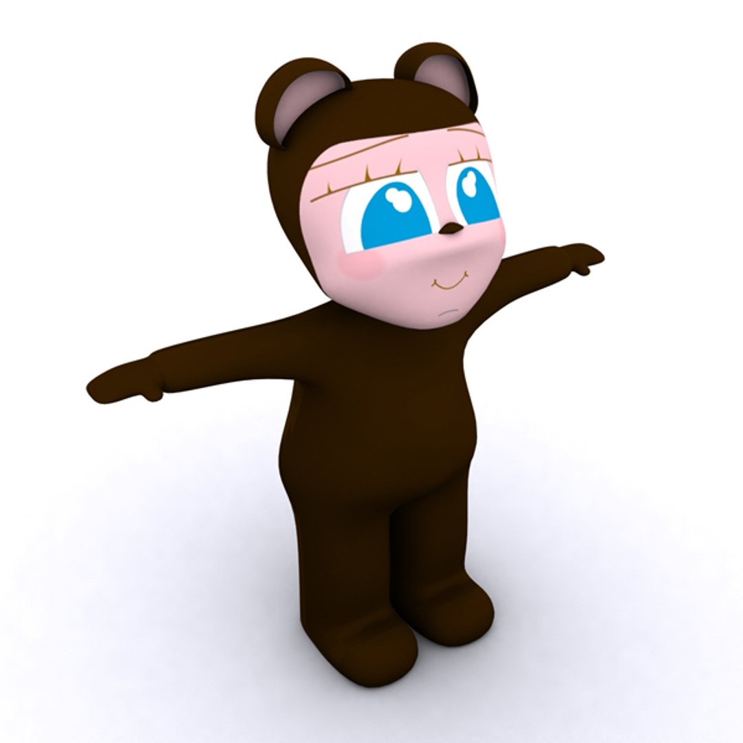max kid rigged tender bear