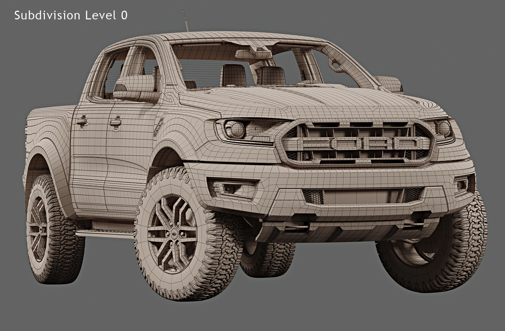 modelo 3d 2019 Ford Ranger Raptor - TurboSquid 1278337