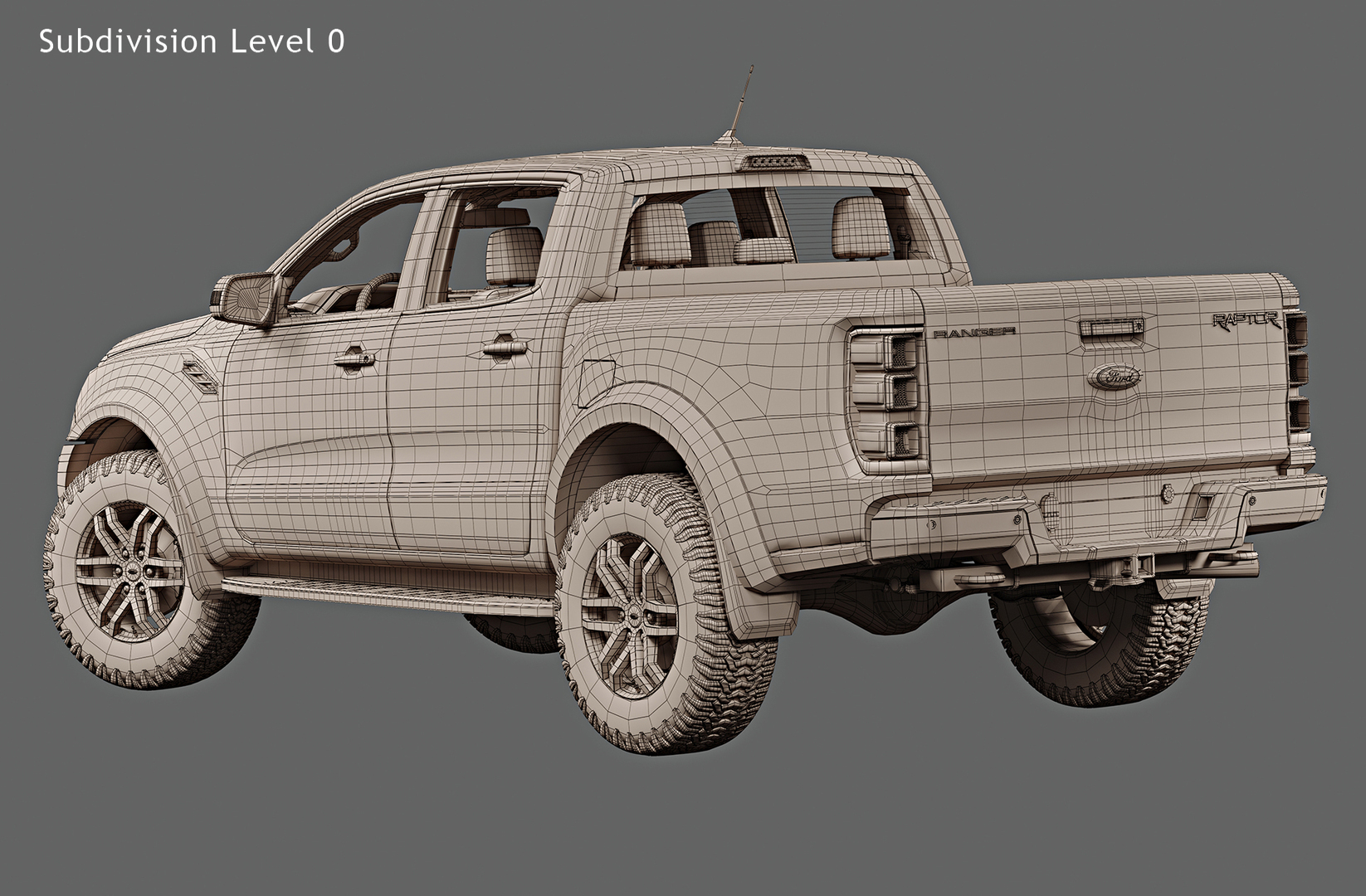 modelo 3d 2019 Ford Ranger Raptor - TurboSquid 1278337