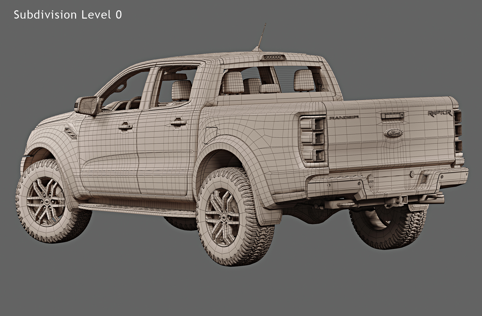 modelo 3d 2019 Ford Ranger Raptor - TurboSquid 1278337