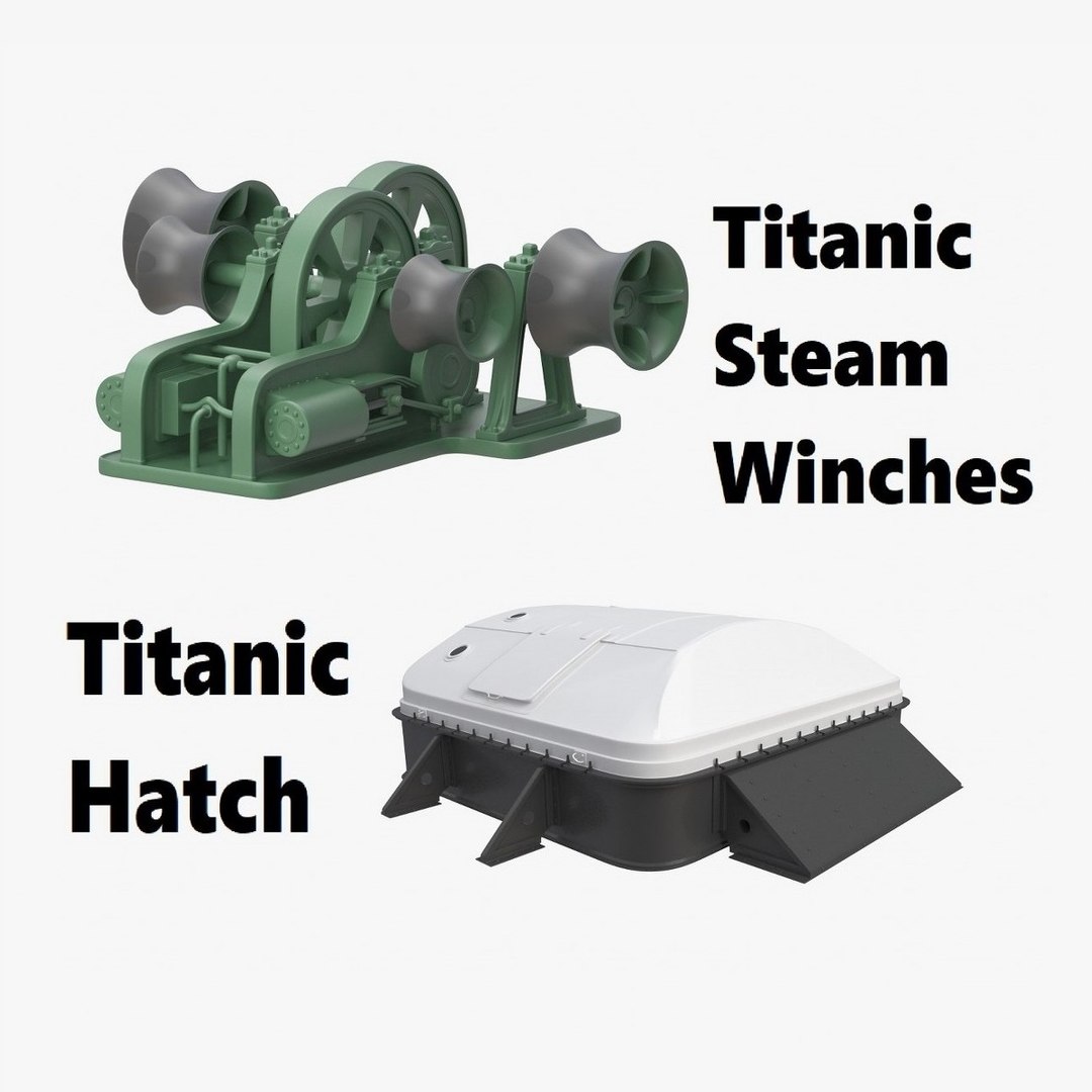 Titanic Steam Winches And Hatch 3D Model - TurboSquid 2014200