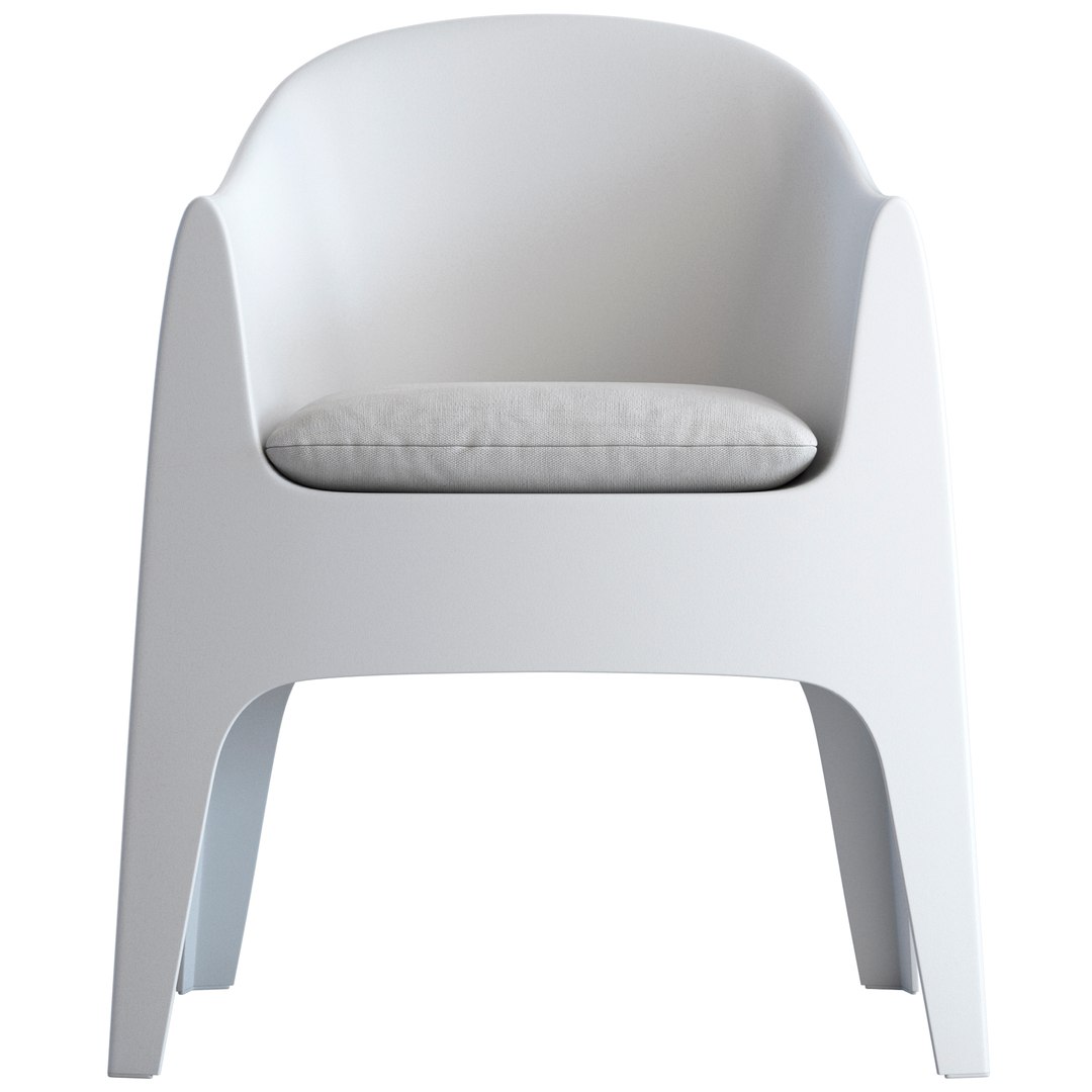 Vondom Solid Armchair Model - TurboSquid 2352175