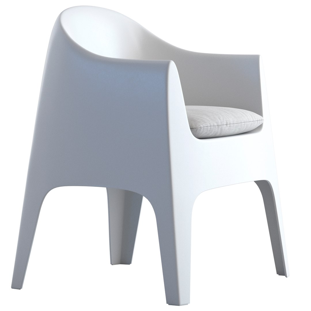 Vondom Solid Armchair Model - TurboSquid 2352175