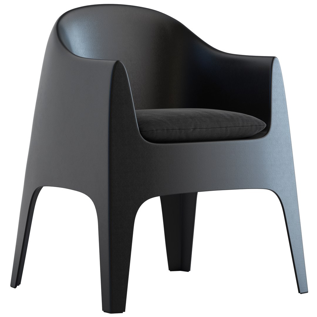Vondom Solid Armchair Model - TurboSquid 2352175