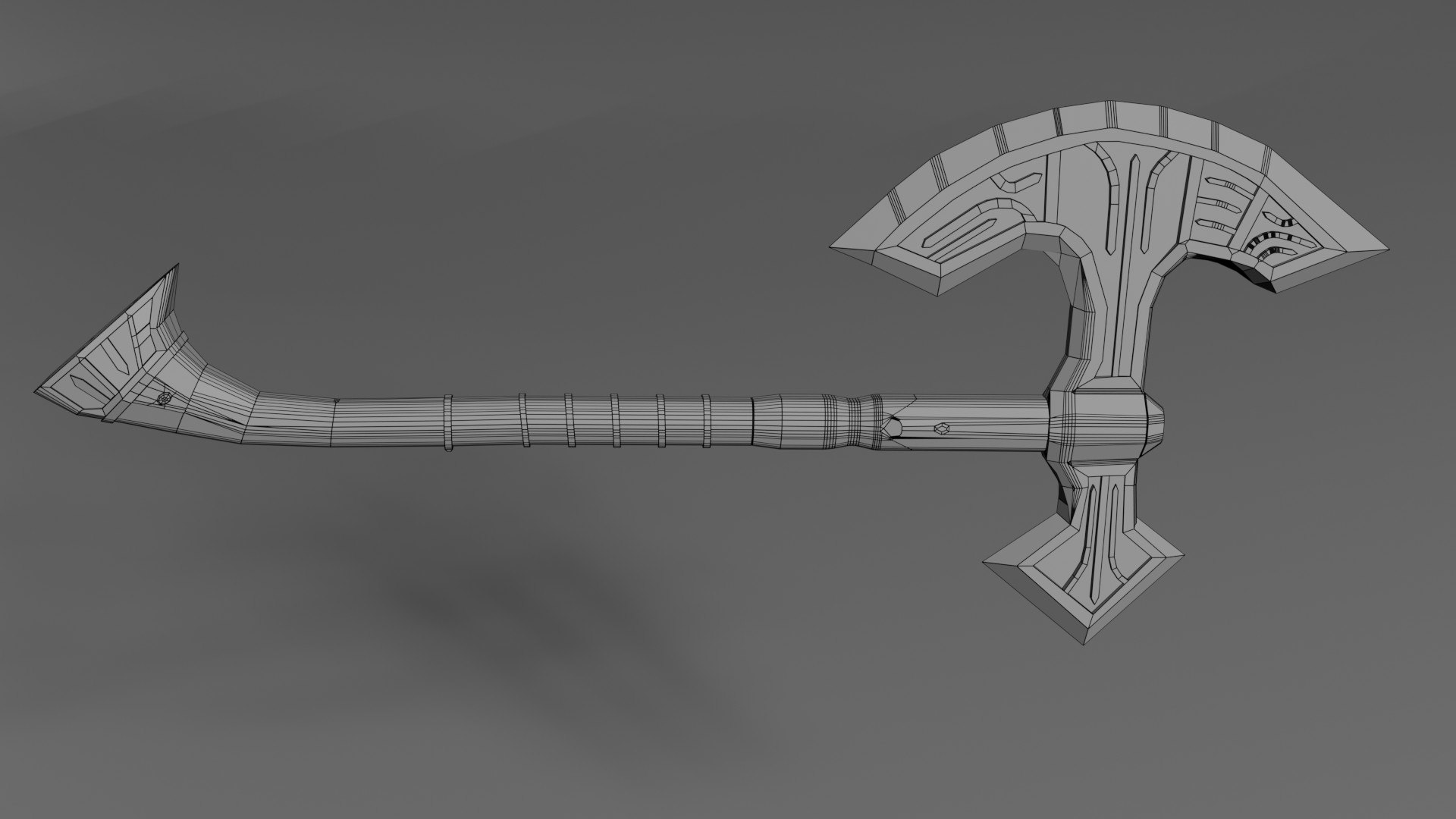 3D Model Low Poly Axe - TurboSquid 1989196