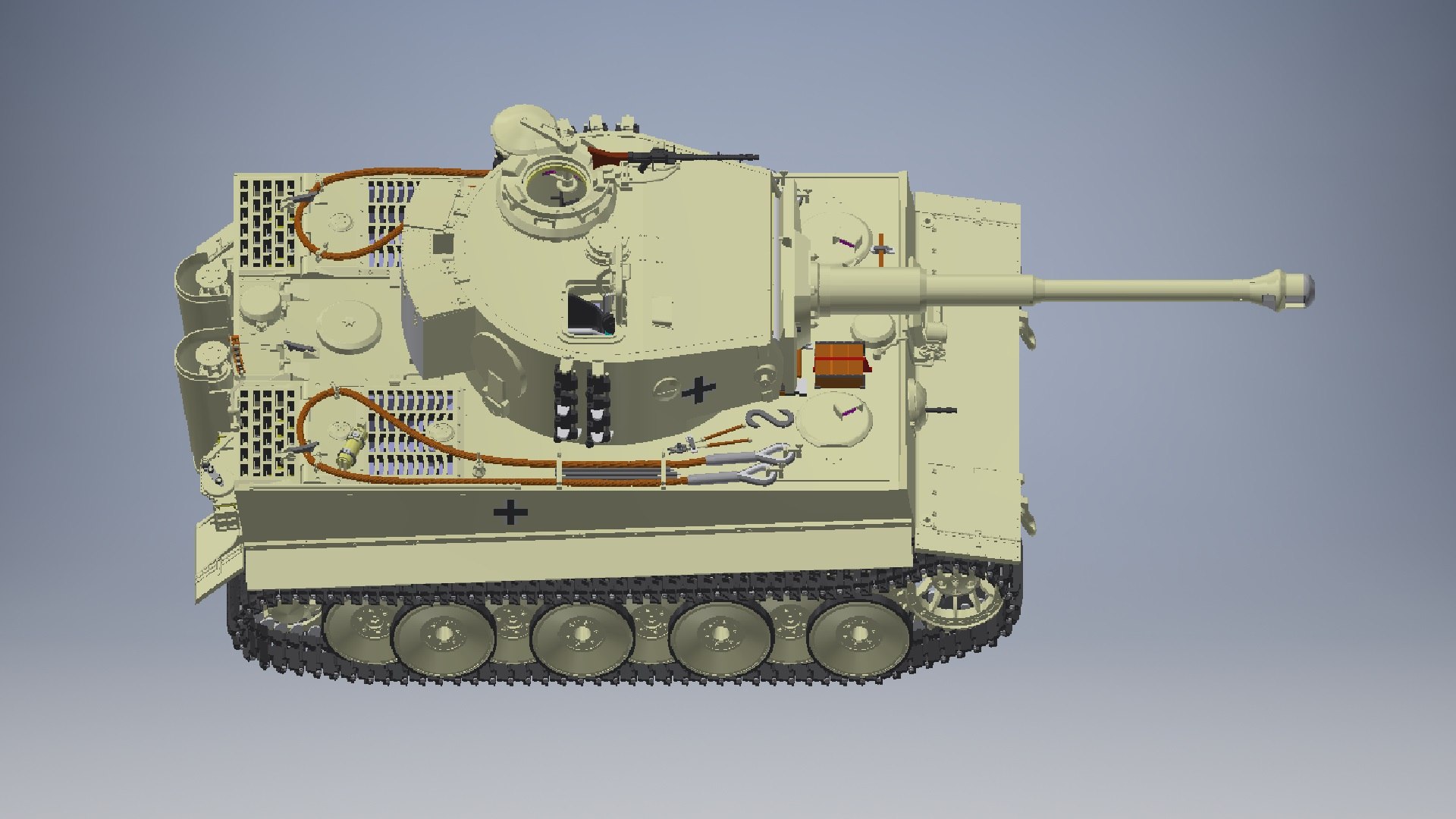 3D Tiger I Tank 3d Model Full - TurboSquid 2282527