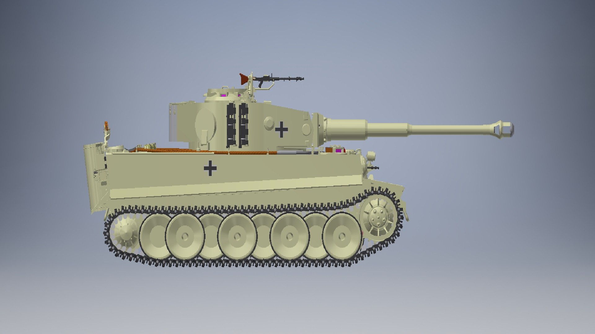 3D Tiger I Tank 3d Model Full - TurboSquid 2282527