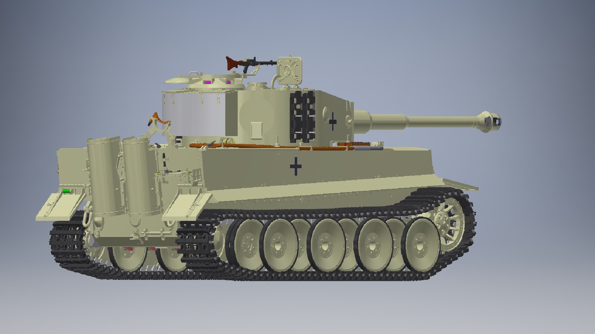 3D Tiger I Tank 3d Model Full - TurboSquid 2282527