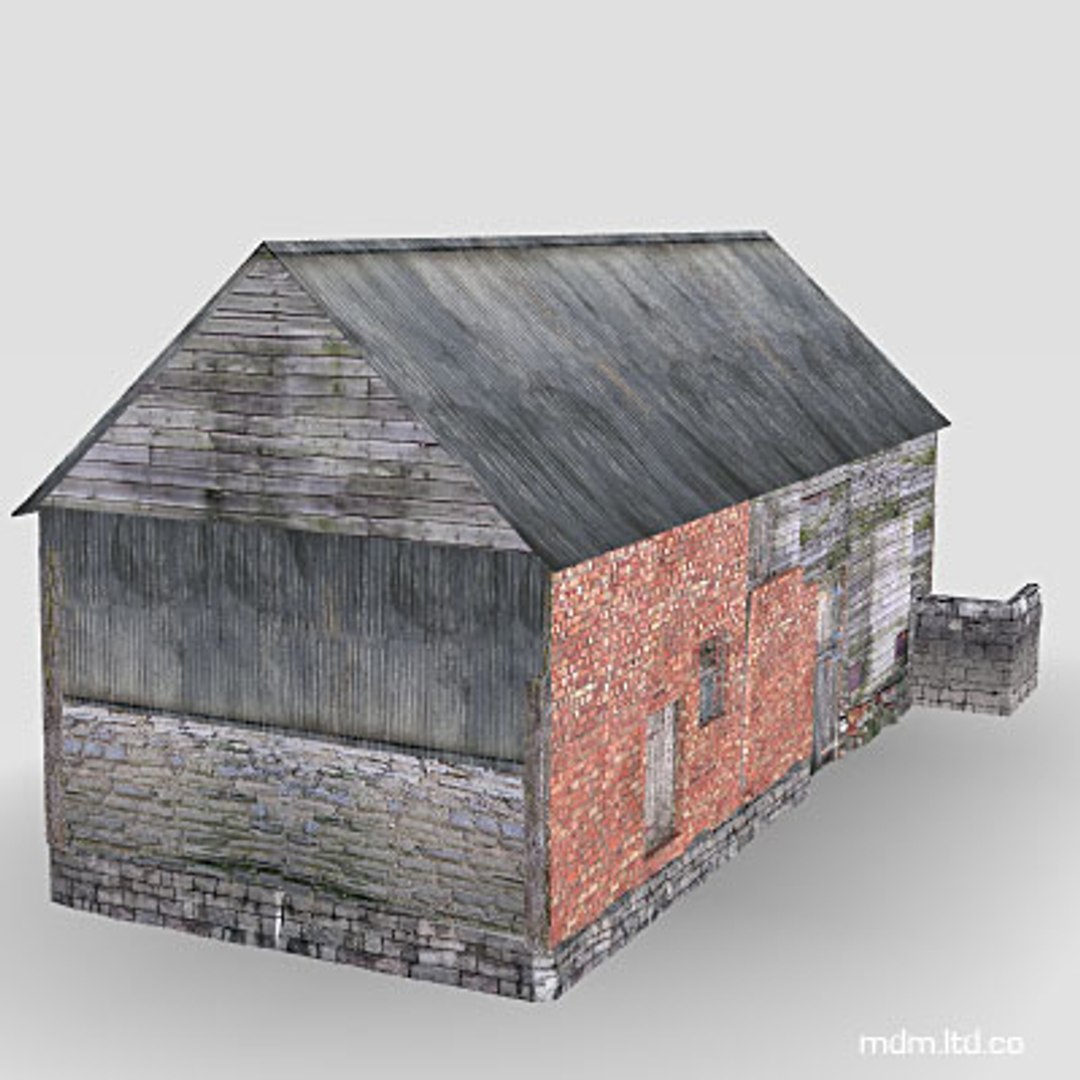 3d Model Of Stable Building