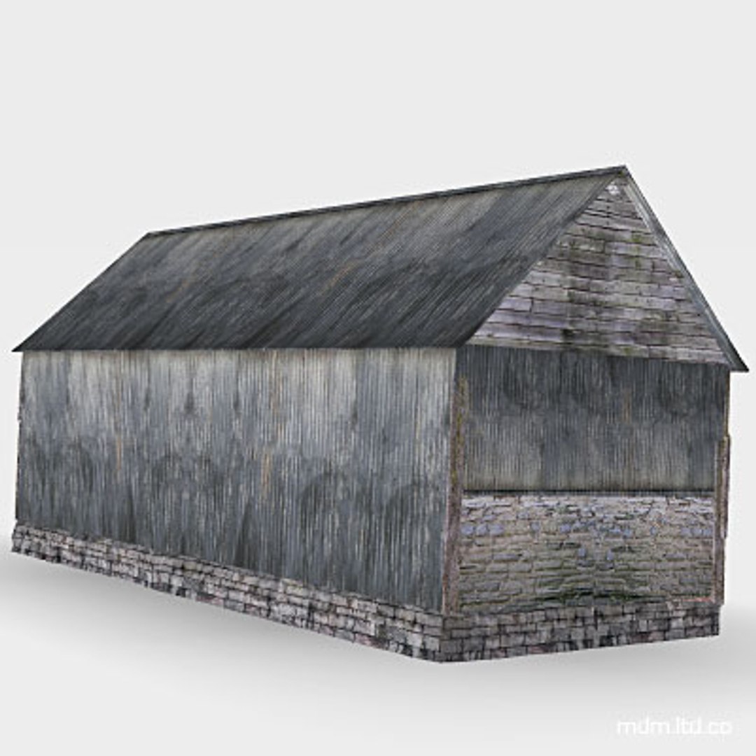 3d Model Of Stable Building