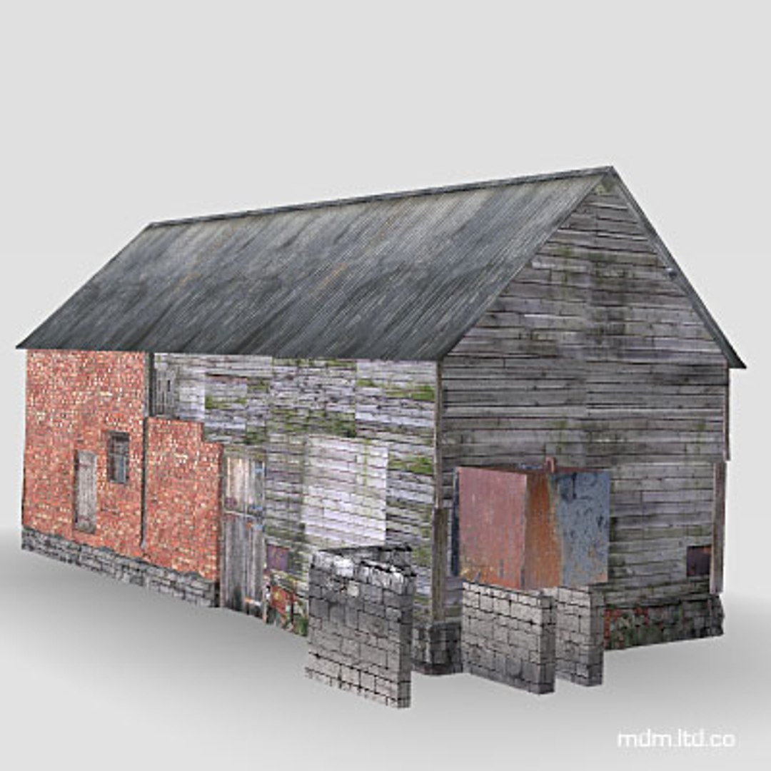 3d Model Of Stable Building