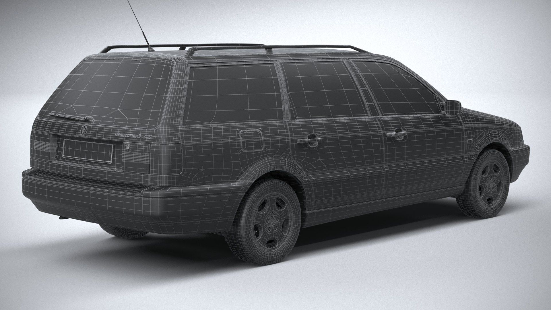 Volkswagen Passat B4 variant 3D model - TurboSquid 1889066