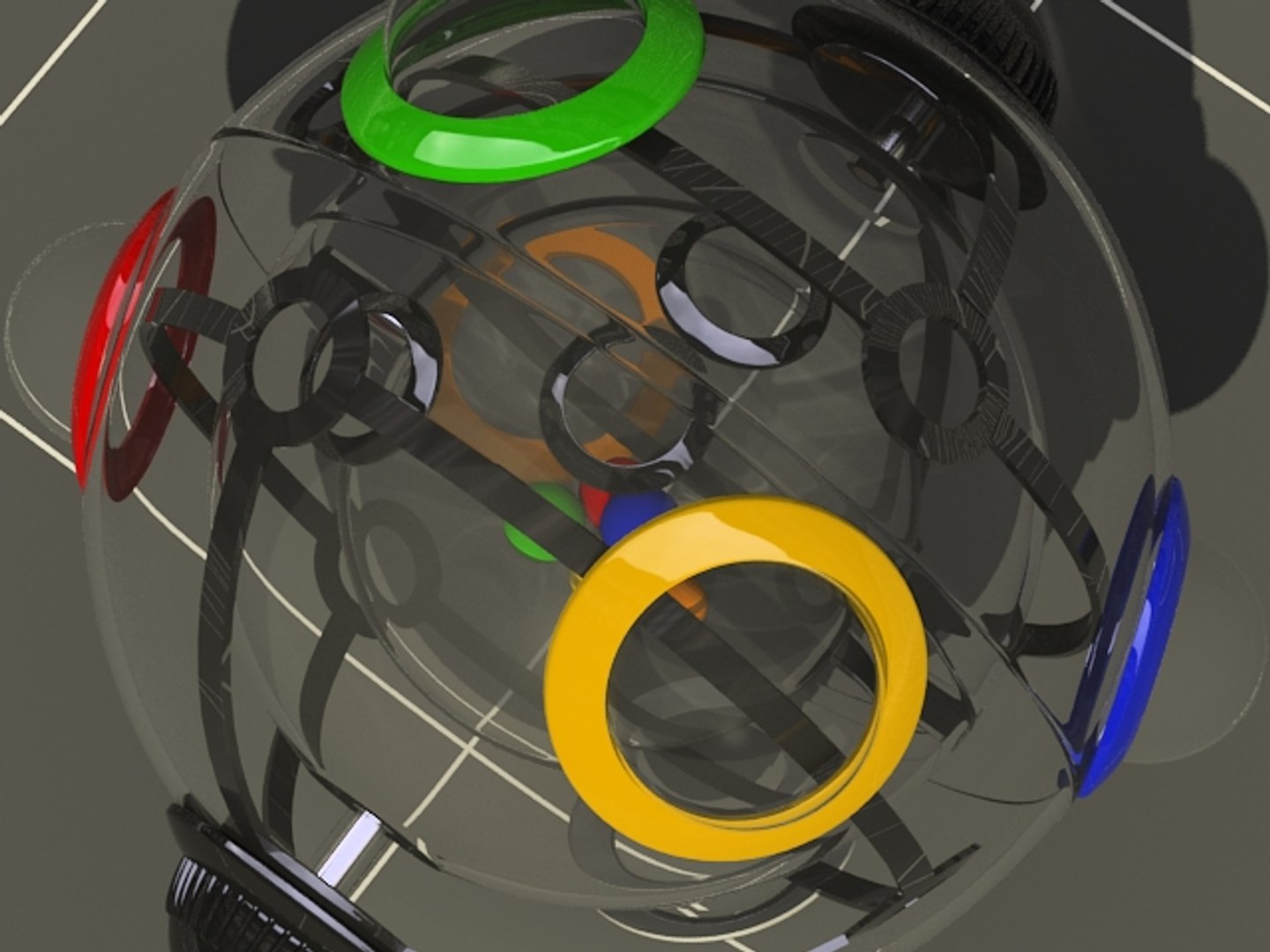 Rubic 360 Standard Materials 3d Model