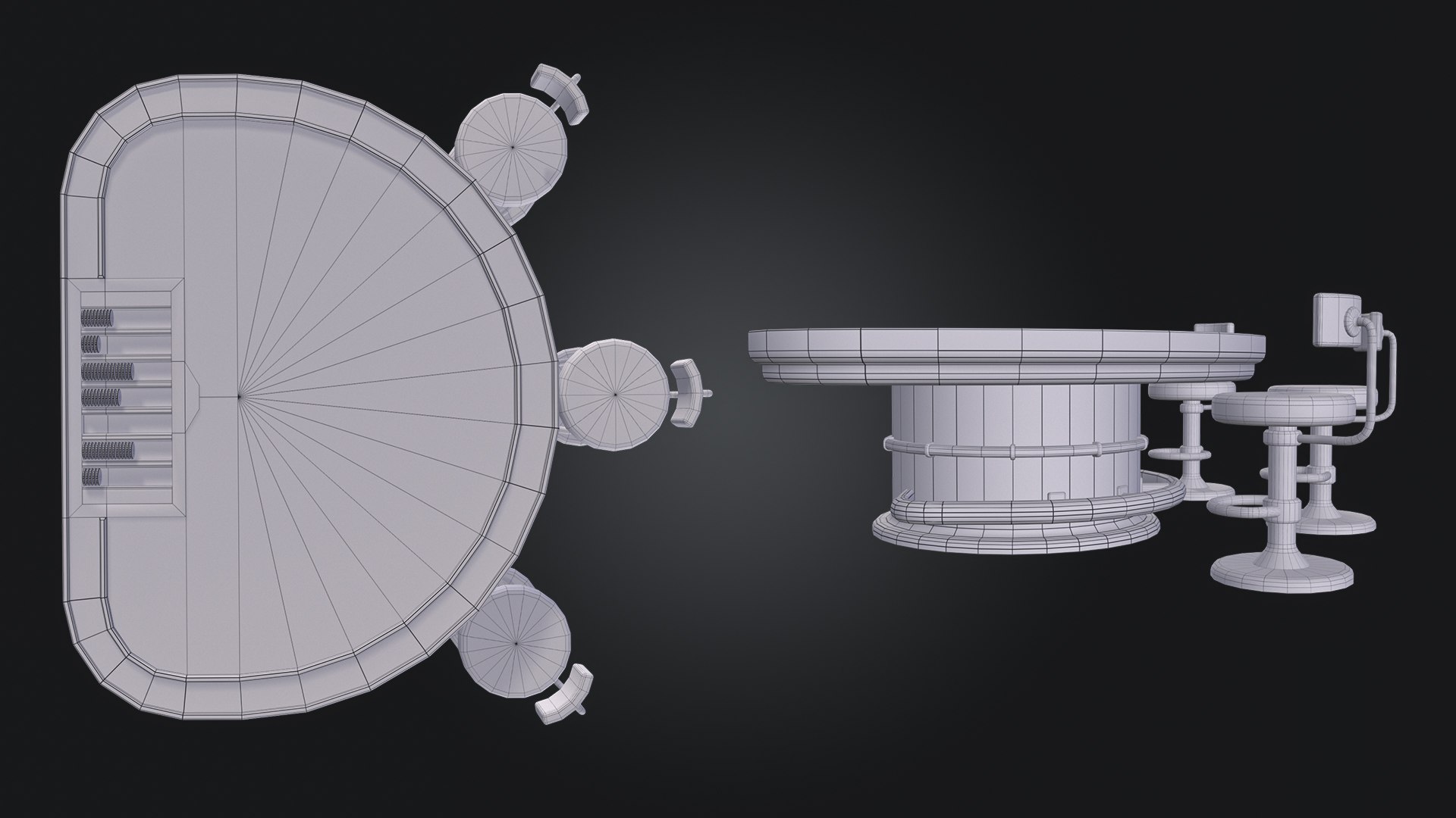 3D Blackjack Table model - TurboSquid 2164467
