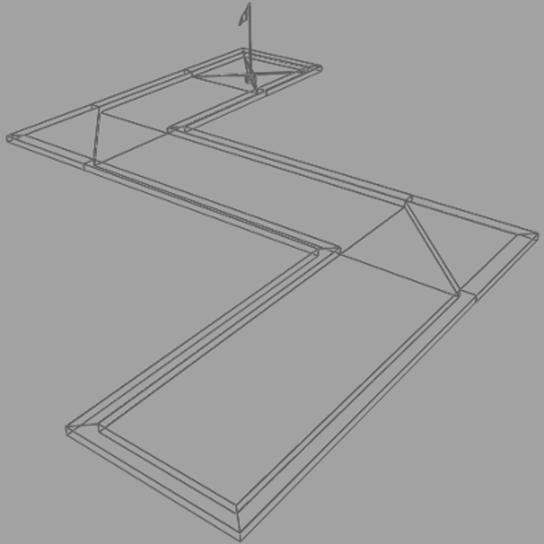 3d Model Of Mini Golf Hole