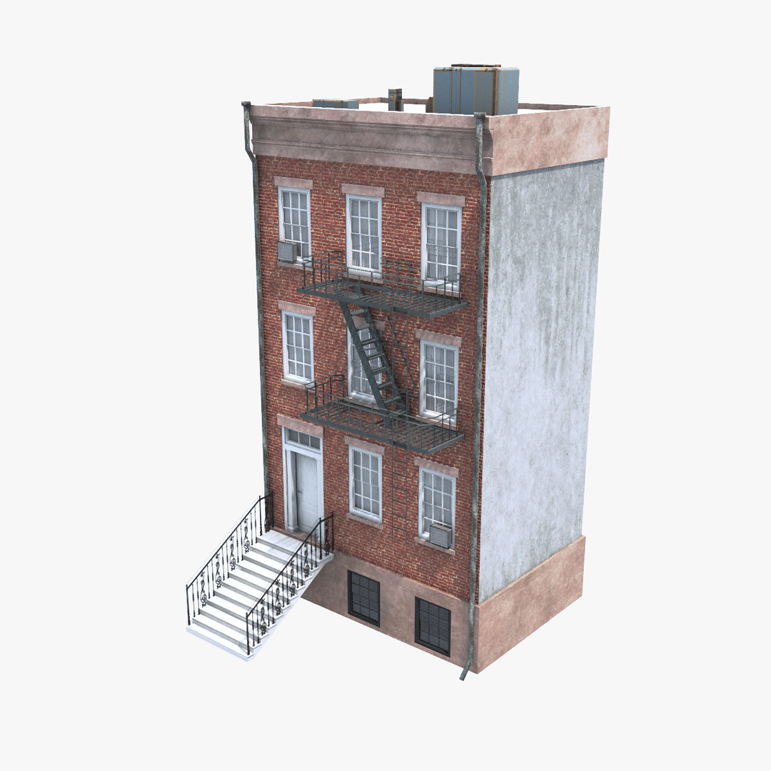 city building 3d model