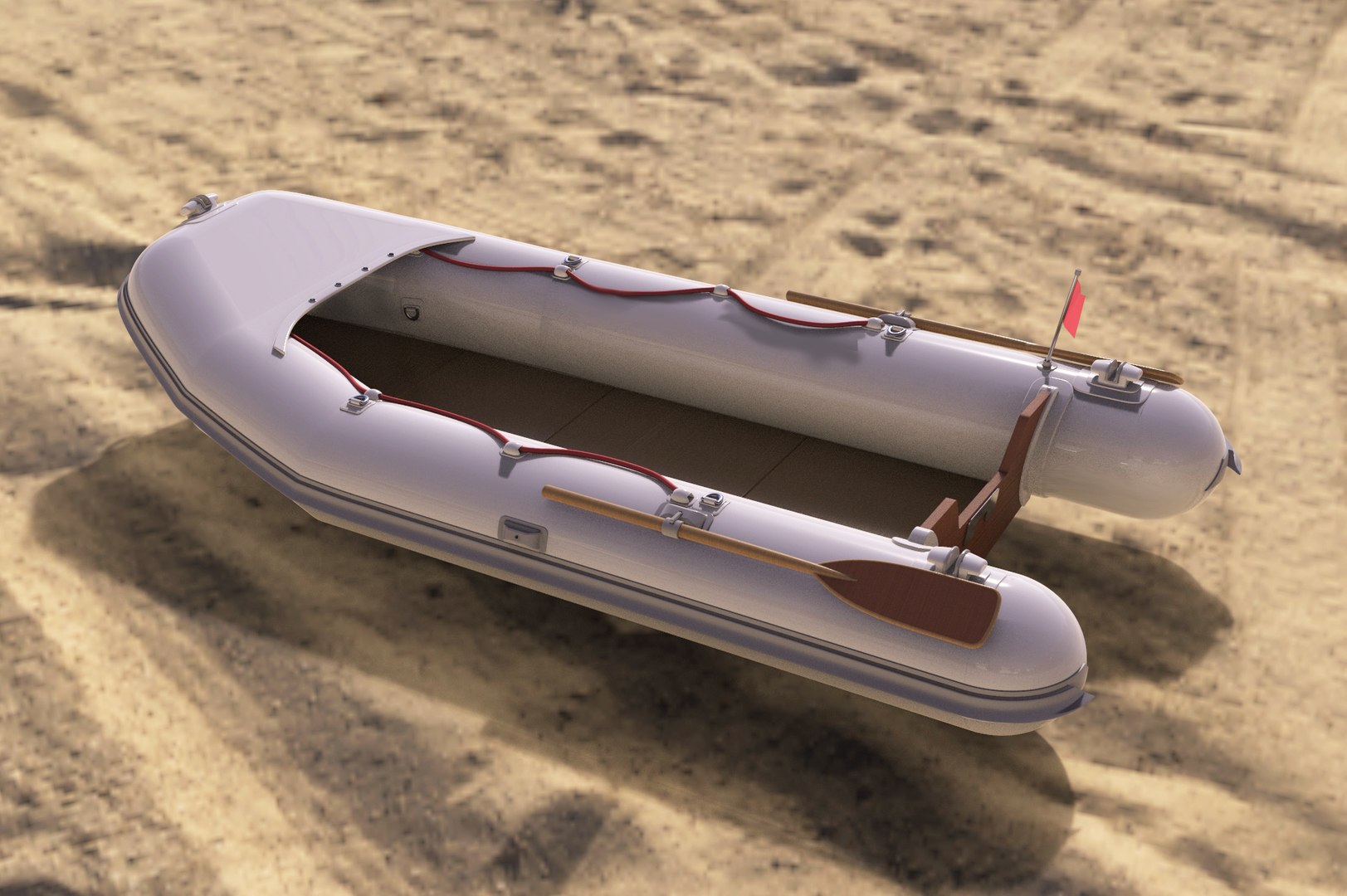 3D Tender Yachts Inflatable Boat Model - TurboSquid 1698323