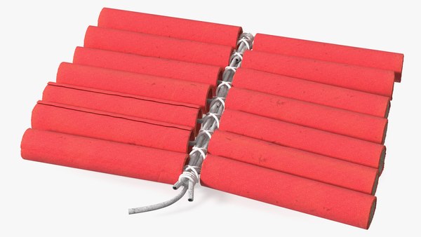 3D model Red Firecrackers String - TurboSquid 1851810