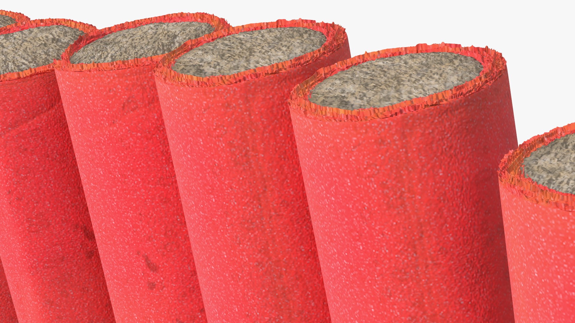 3D Model Red Firecrackers String - TurboSquid 1851810