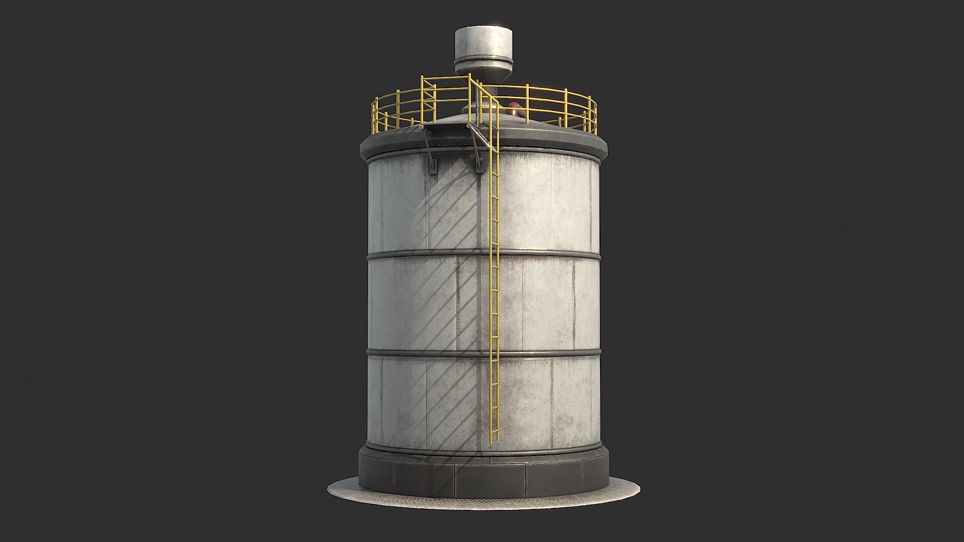 Oil Storage Tank V4 3D Model - TurboSquid 2377649
