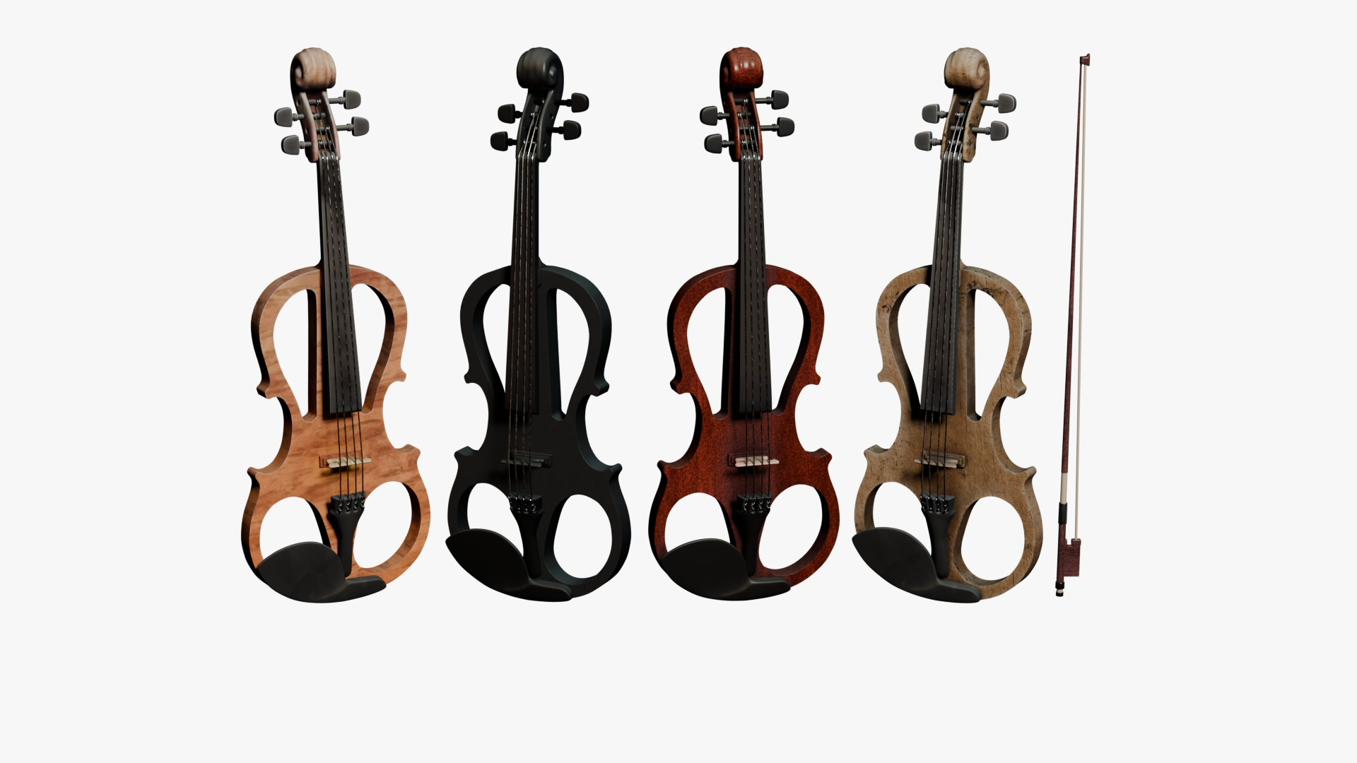 Electric Violin 3D - TurboSquid 2233459