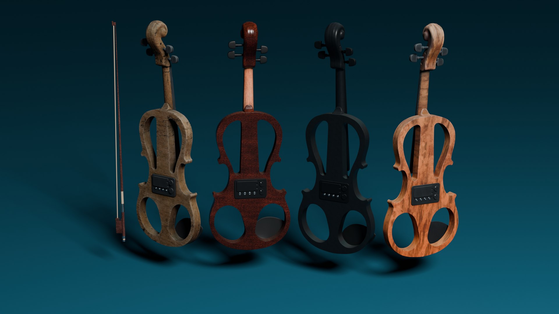 Electric Violin 3D - TurboSquid 2233459