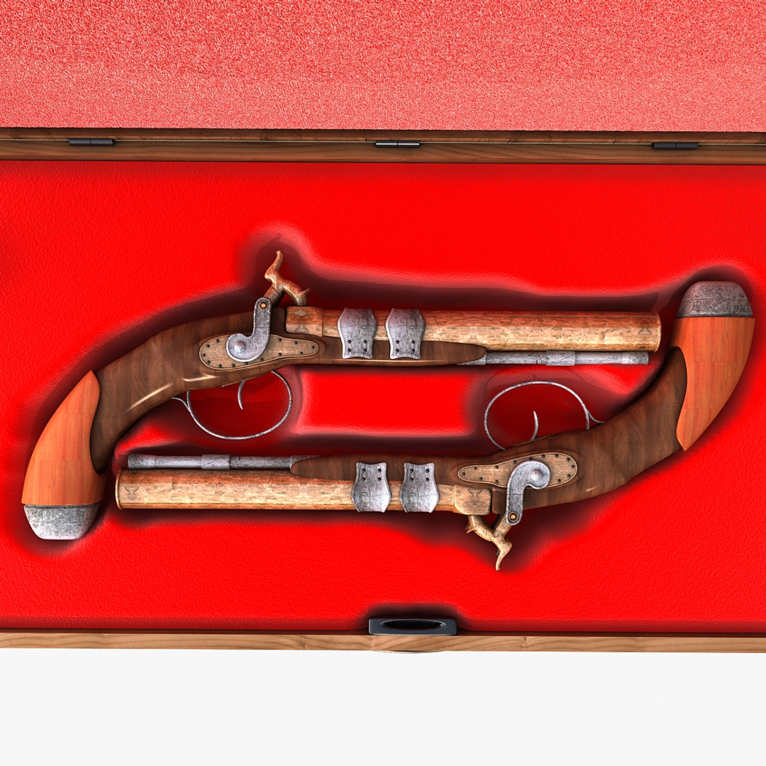 musket pistol 3d model