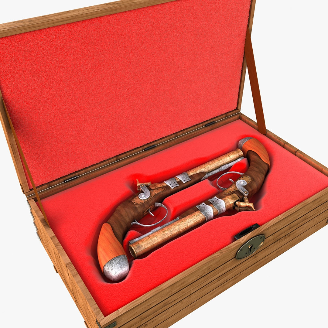 musket pistol 3d model