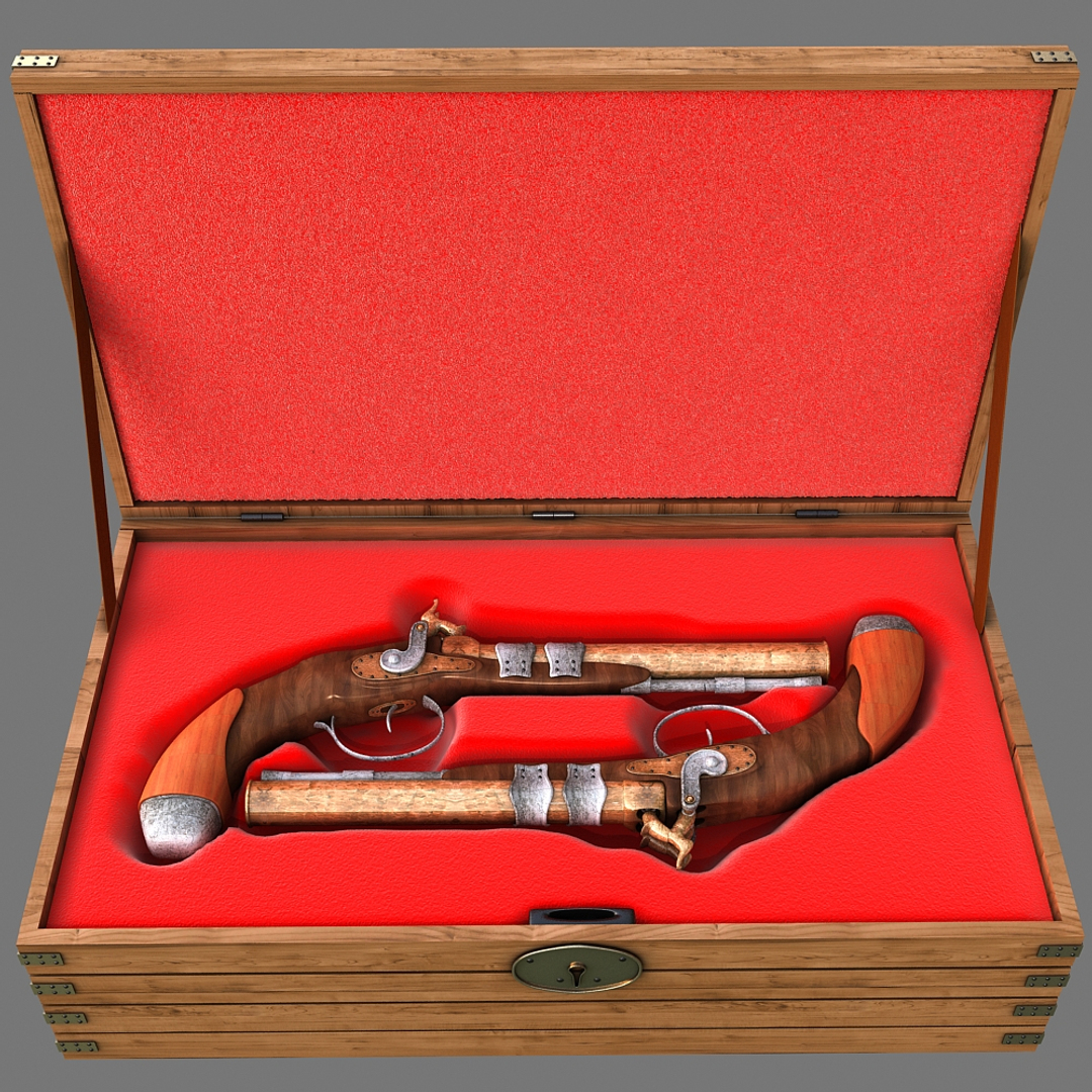 musket pistol 3d model