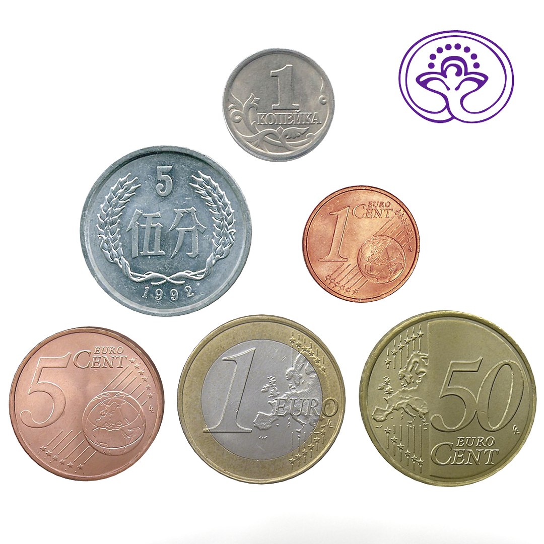 3d 6 Coins Model