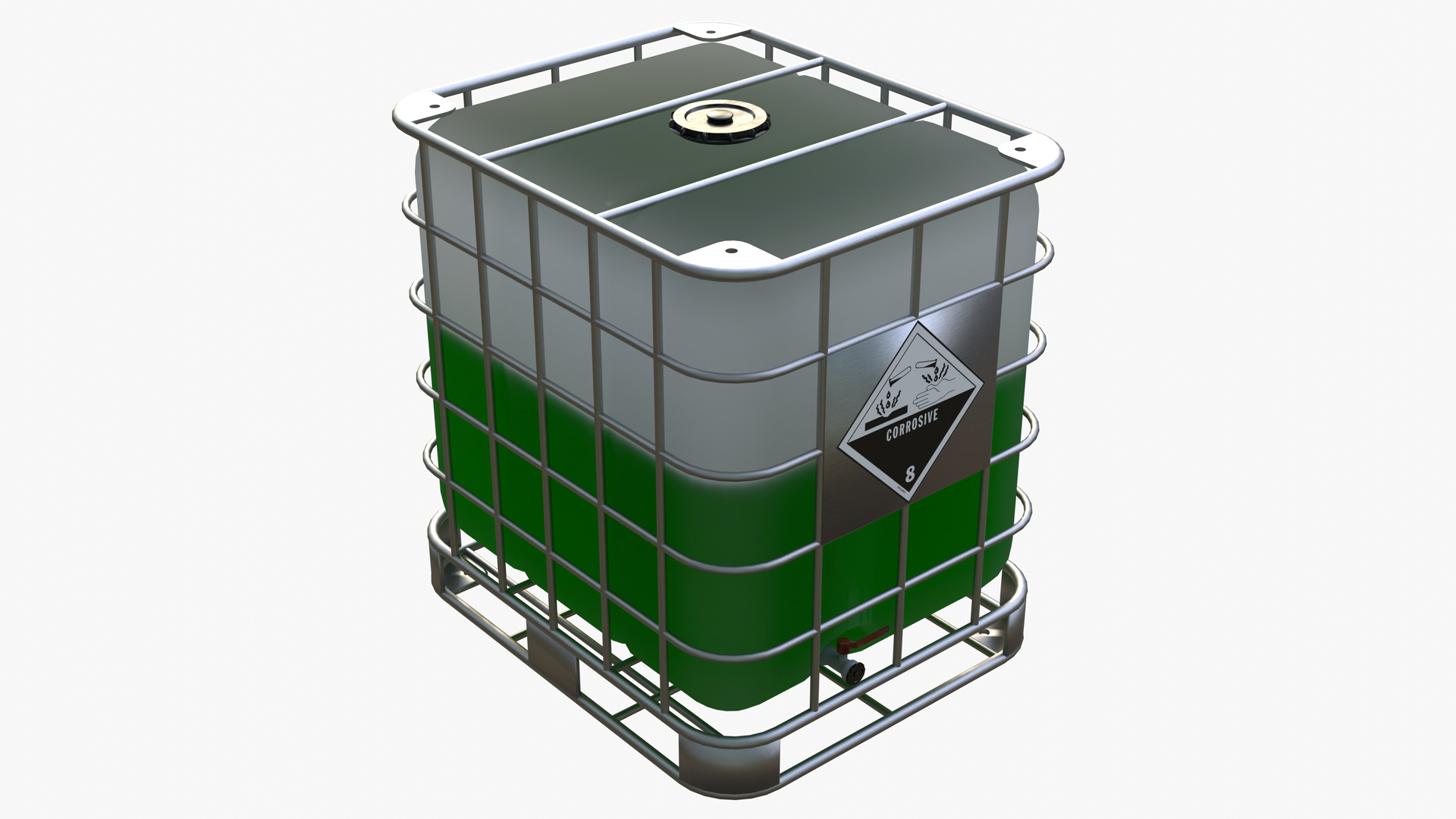 Chemical Storage Tank 3D Model - TurboSquid 2080250