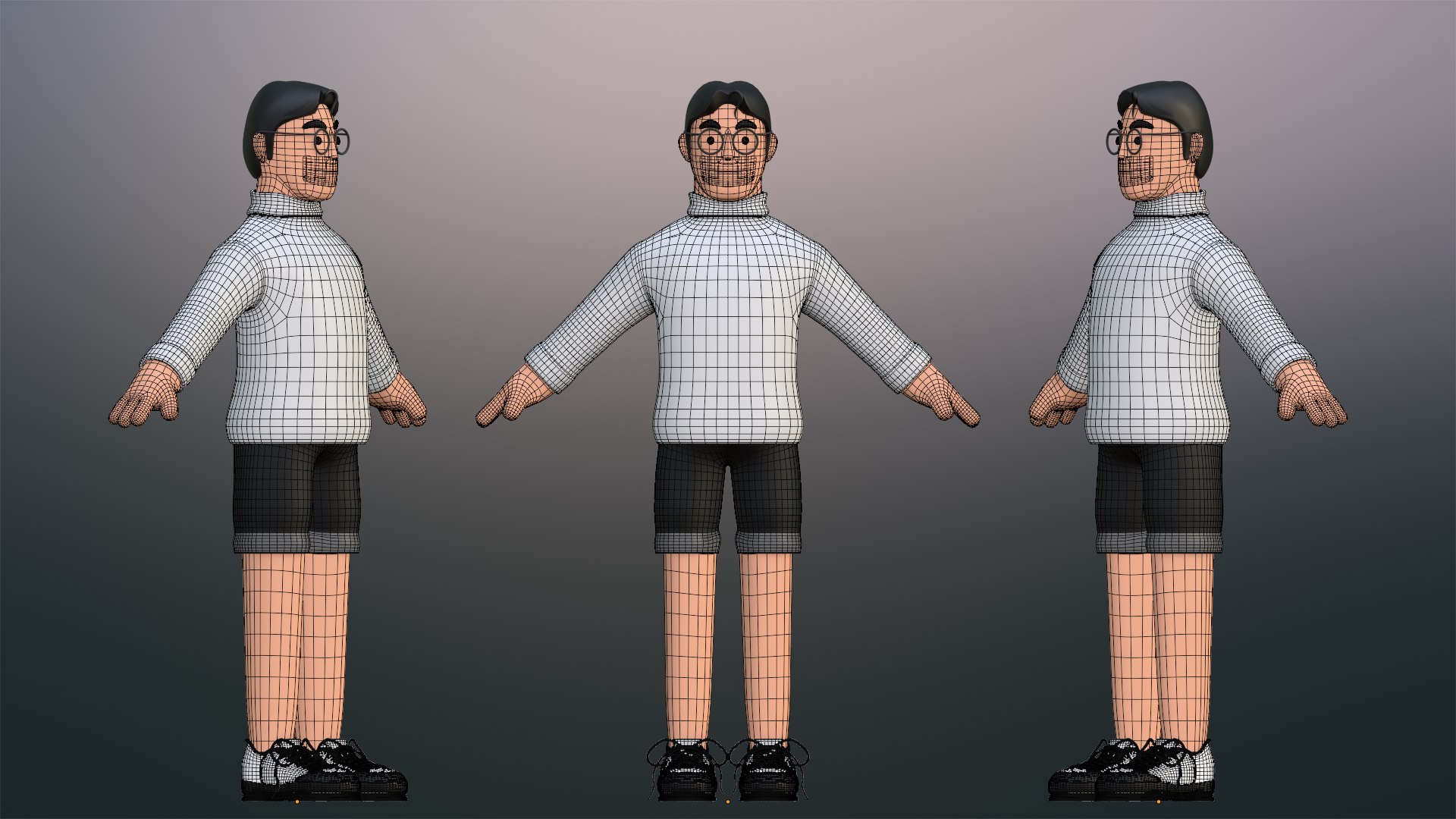 Minimal People Man Character 1002 3D - TurboSquid 2099893