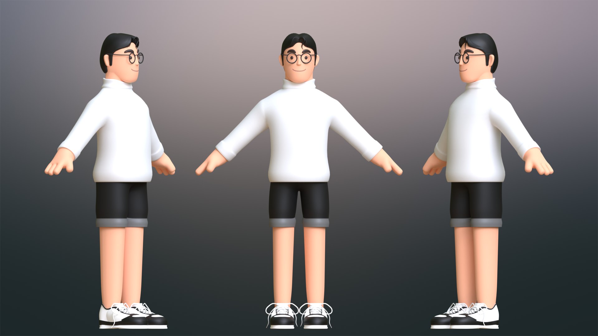 Minimal People Man Character 1002 3D - TurboSquid 2099893
