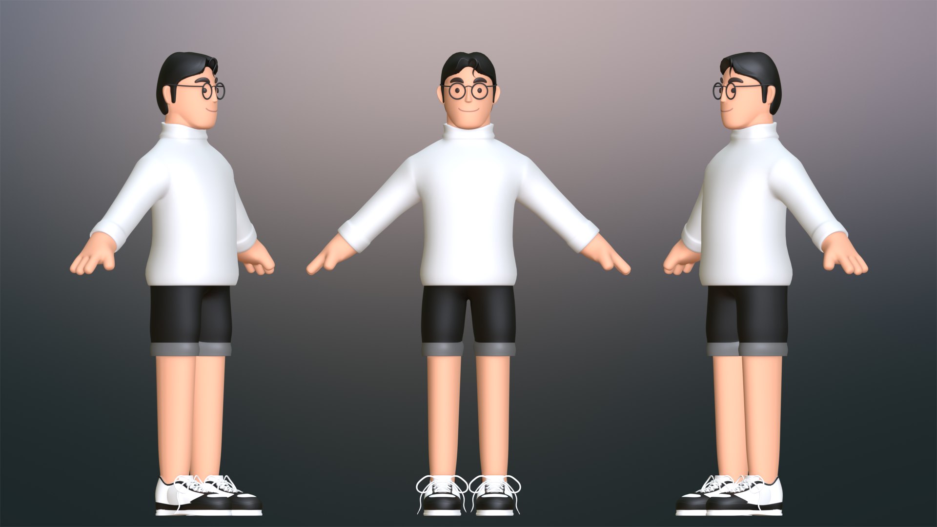 Minimal People Man Character 1002 3D - TurboSquid 2099893