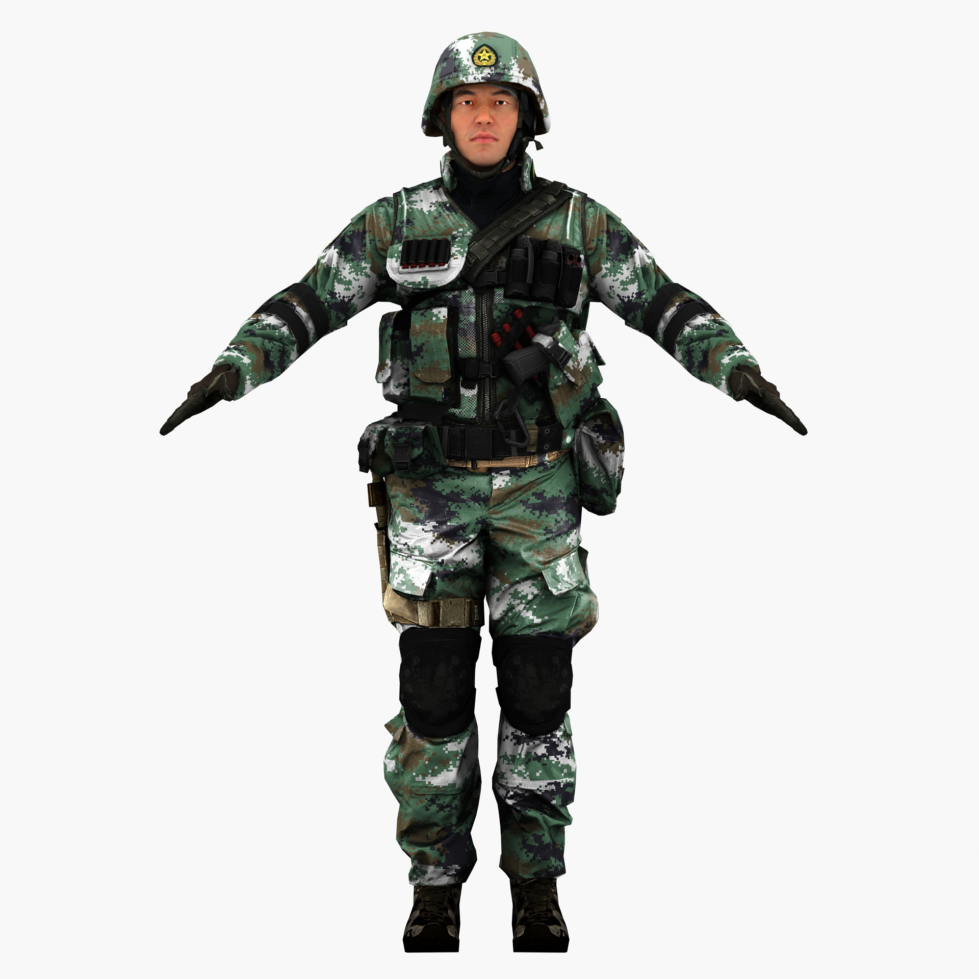 Pla chinese soldier 3D model - TurboSquid 1668805