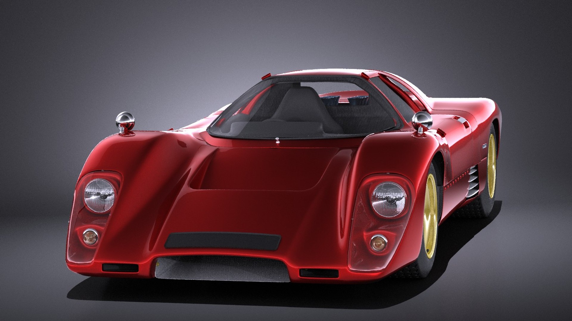 3D Mclaren M6gt 1969 - TurboSquid 1160131
