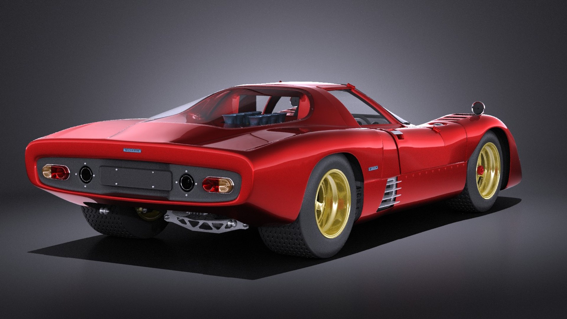 3D Mclaren M6gt 1969 - TurboSquid 1160131