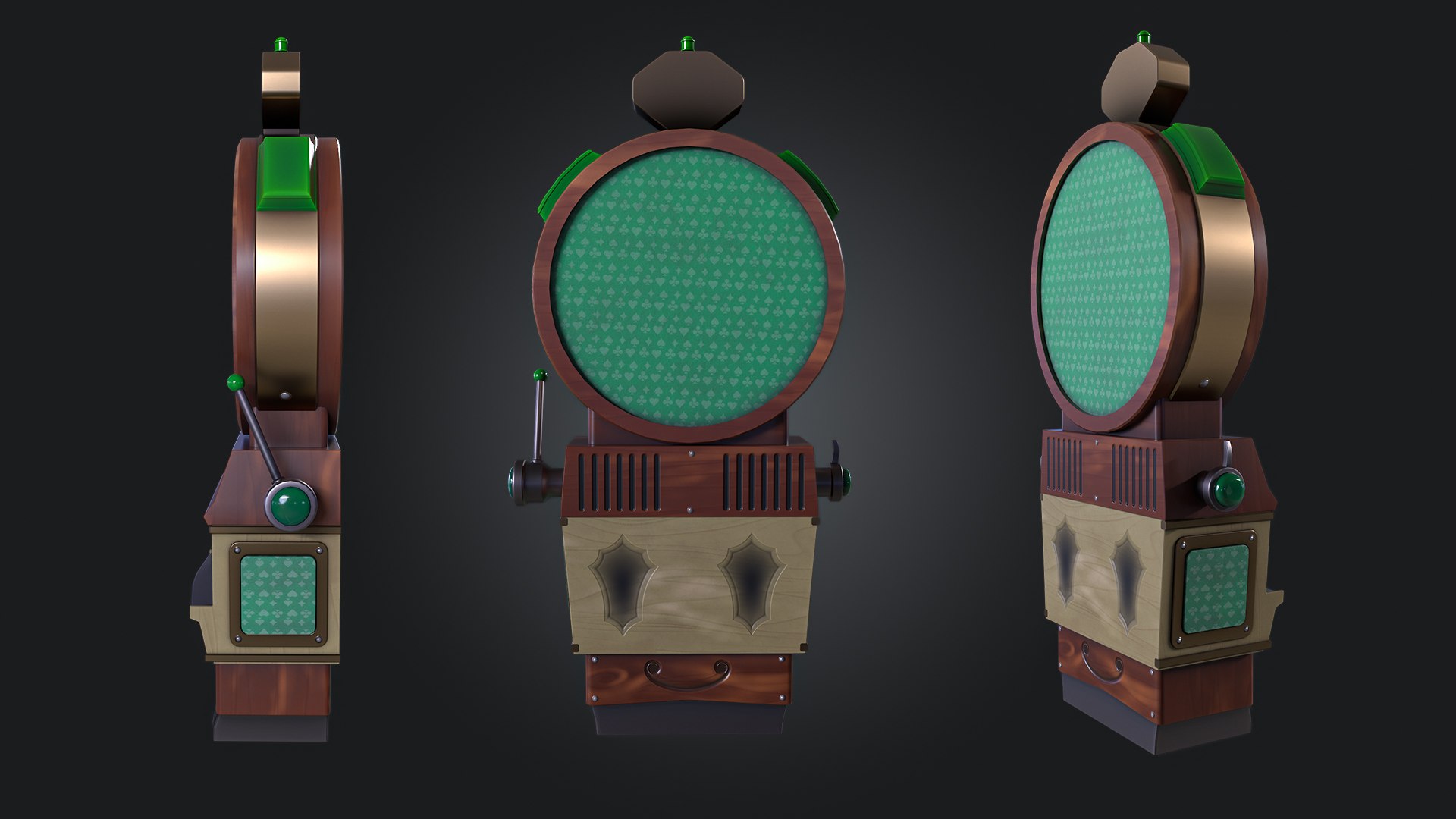 Lucky Spin Machine 3D Model - TurboSquid 2165348