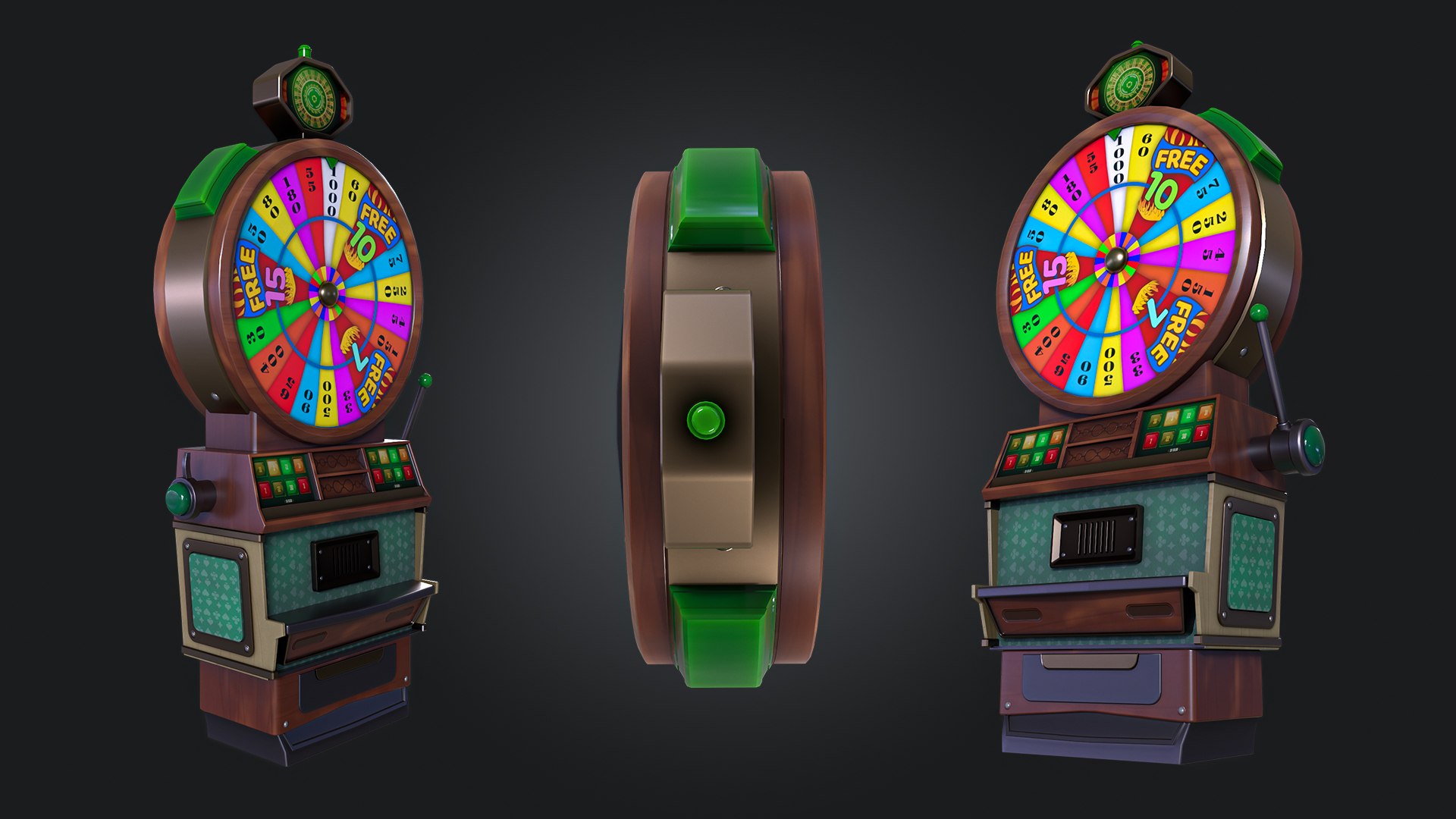 Lucky Spin Machine 3D Model - TurboSquid 2165348