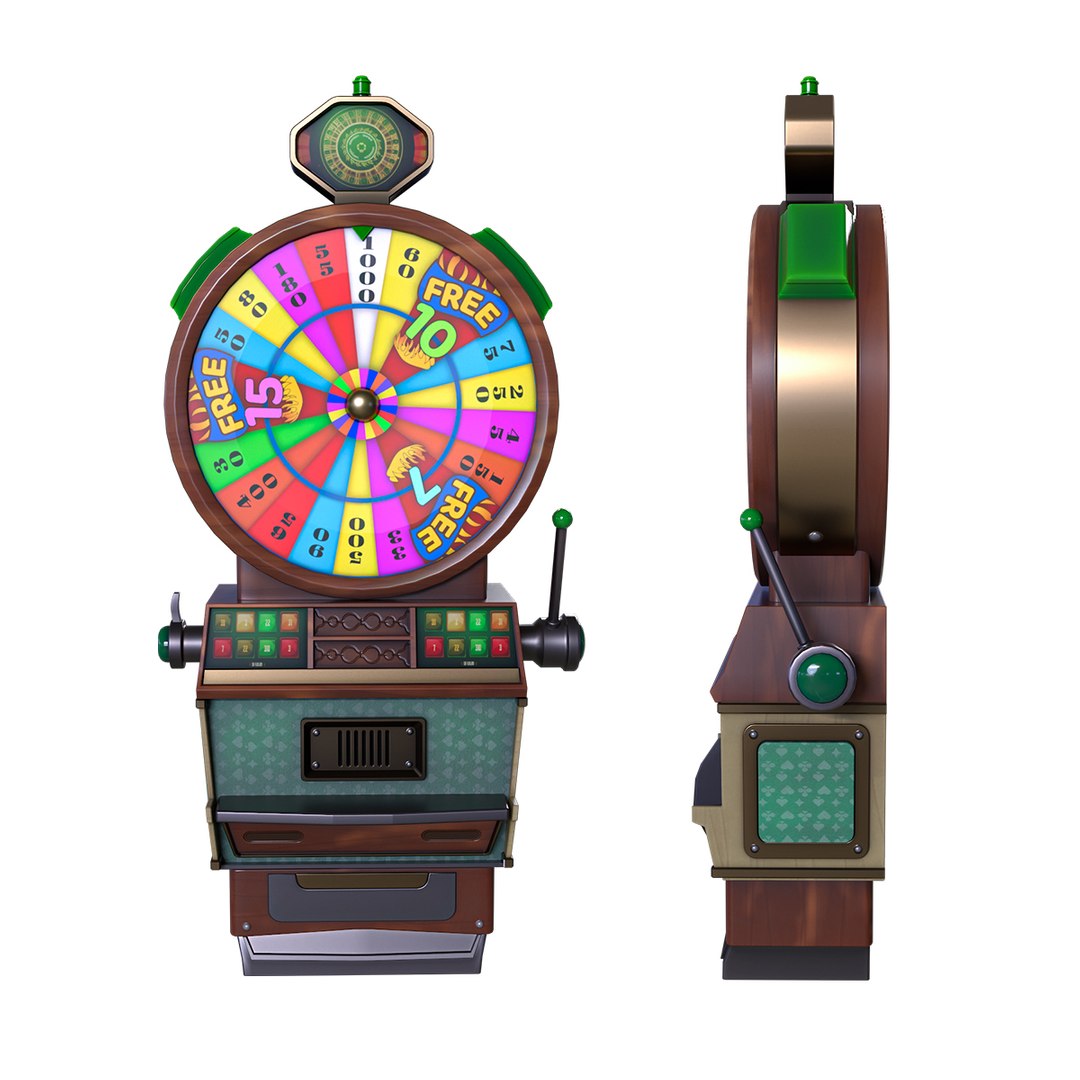 Lucky Spin Machine 3D Model - TurboSquid 2165348