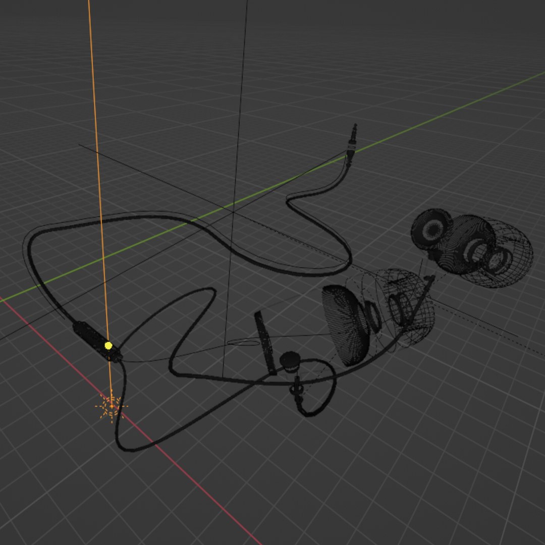 Earphone Headset 3D - TurboSquid 2095237