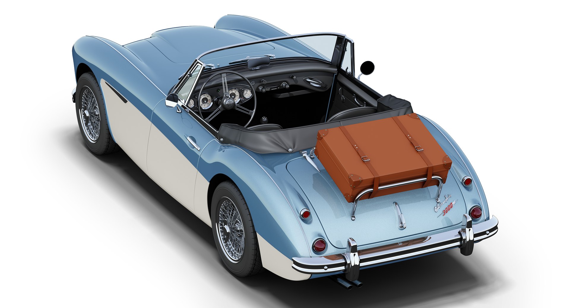 Austin-healey 3000 3D Model - TurboSquid 1297063